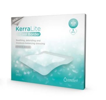 Kerralite Cool Border Dressing 8cm X 8cm BOX 5 - MyAussieChemist