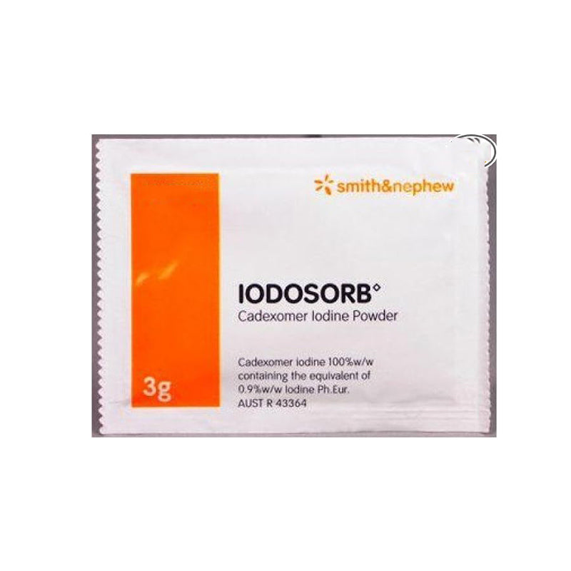 SMITH & NEPHEW IODOSORB POWDER SACHETS 3G PKT 7 - MyAussieChemist
