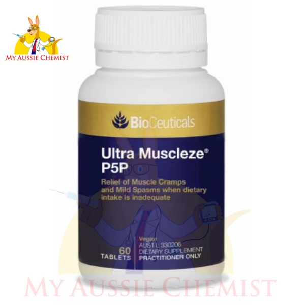 Bioceuticals Ultra Muscleze P5P 60 tablets - MyAussieChemist