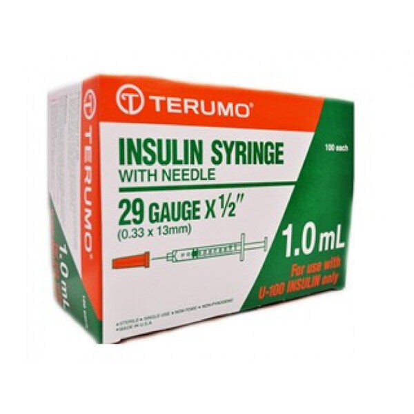 Terumo Insulin Syringe 1Ml 27Gx13Mm Box 100 - MyAussieChemist