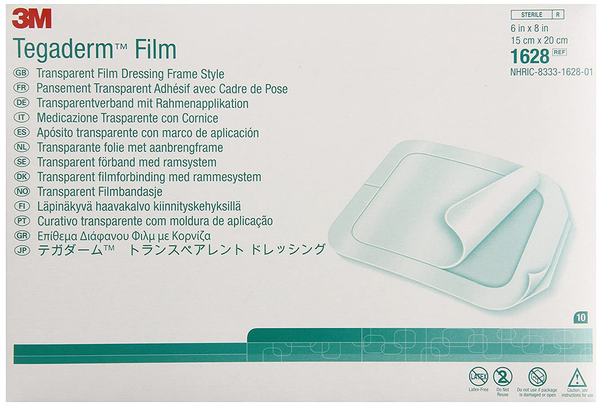 3M Tegaderm Clear Film Dressing 15Cmx20Cm Box 10 - MyAussieChemist