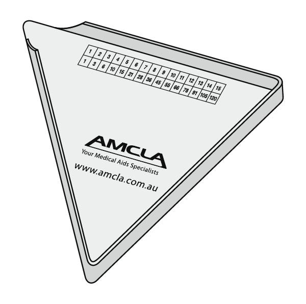 Triangular Pill Counter Tray Each - MyAussieChemist