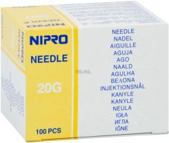 Nipro Needle 20G (0.9Mm) X 1 (25 Mm) Box 100 - MyAussieChemist
