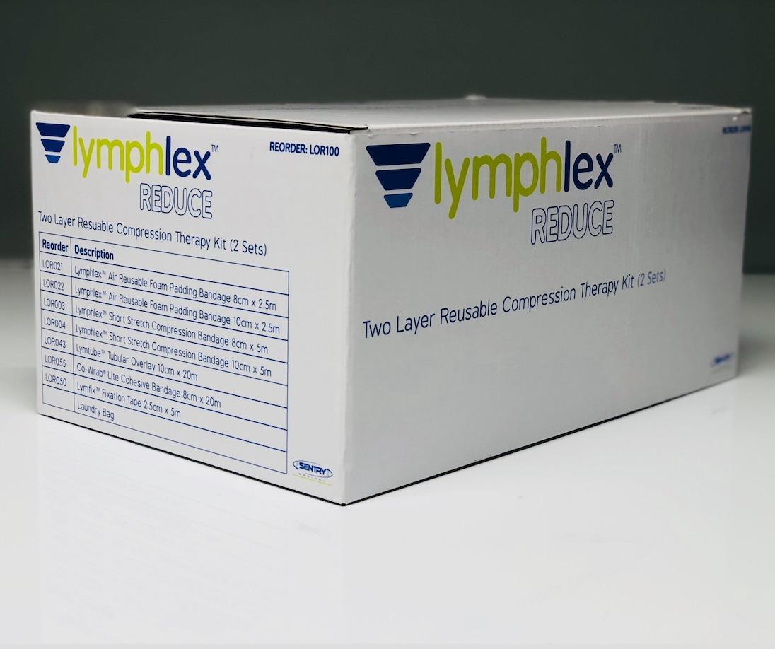 Lymphlex Reduce Two-Layer Reusable Compression Therapy Kit (2 Sets ...