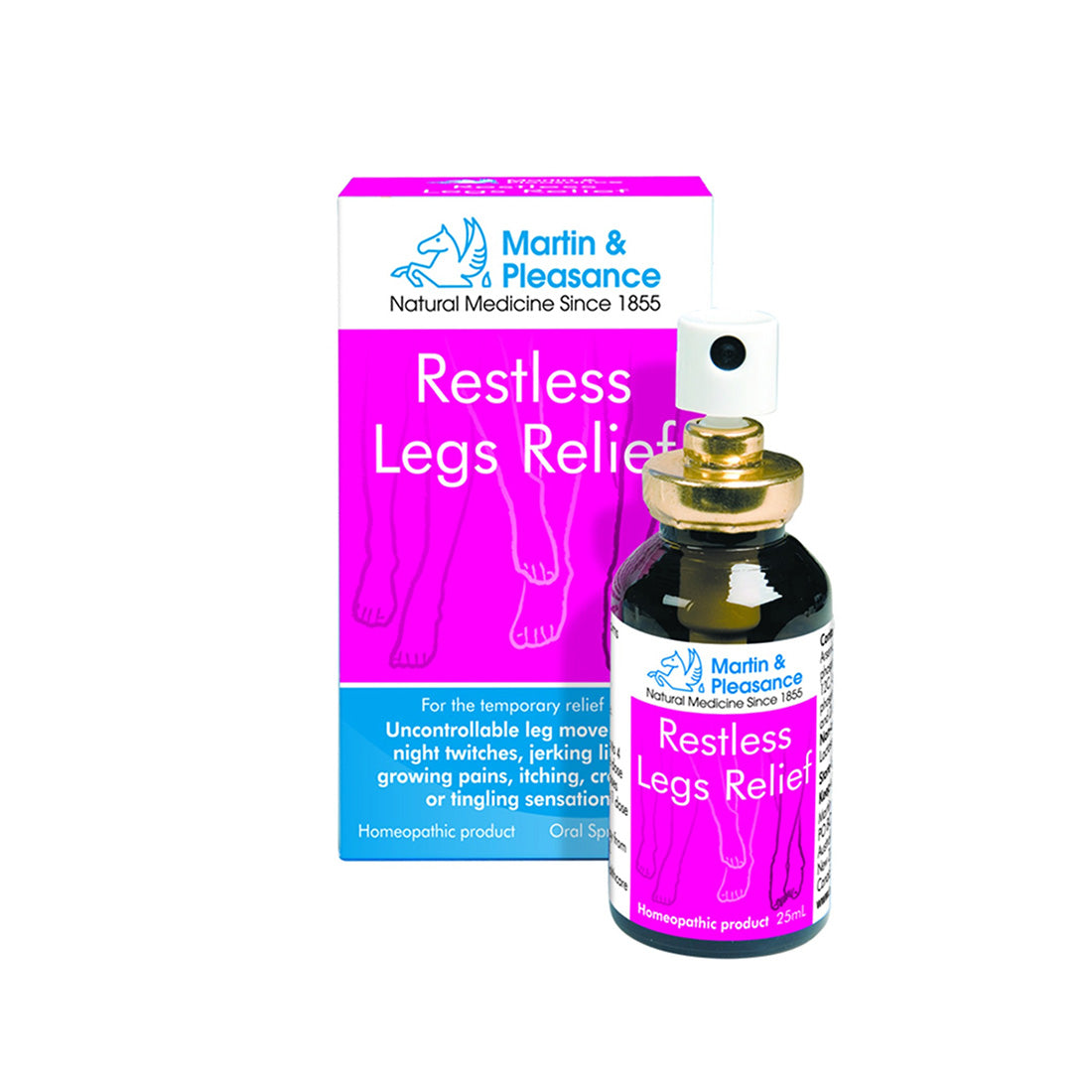 Homeopathic Remedy – 25ML Spray – Restless Legs Relief – MyAussieChemist