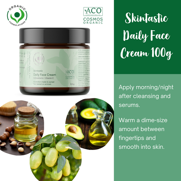 Organic Formulations Skintastic Daily Face Cream 100g - MyAussieChemist