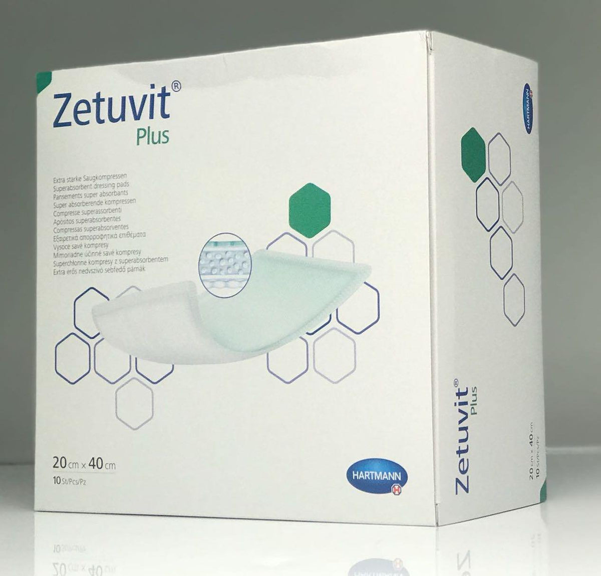 Zetuvit Plus 20Cmx40Cm Box 10 - MyAussieChemist